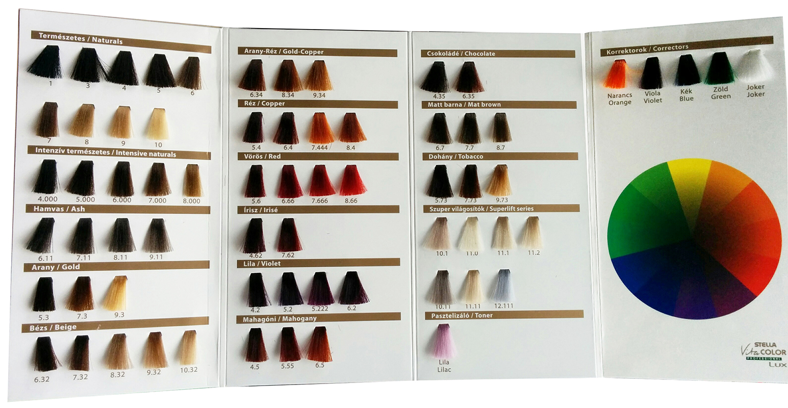 Vita Color Lux profesionalna barva za lase z nizko vsebnostjo amonijaka ...